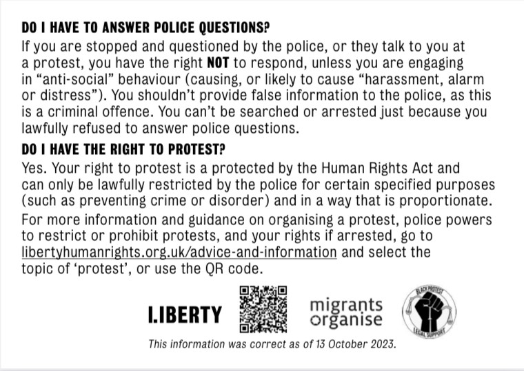 IF YOU ARE PLANNING TO ASSEMBLE OR PROTEST THIS WEEKEND - KNOW YOUR ...